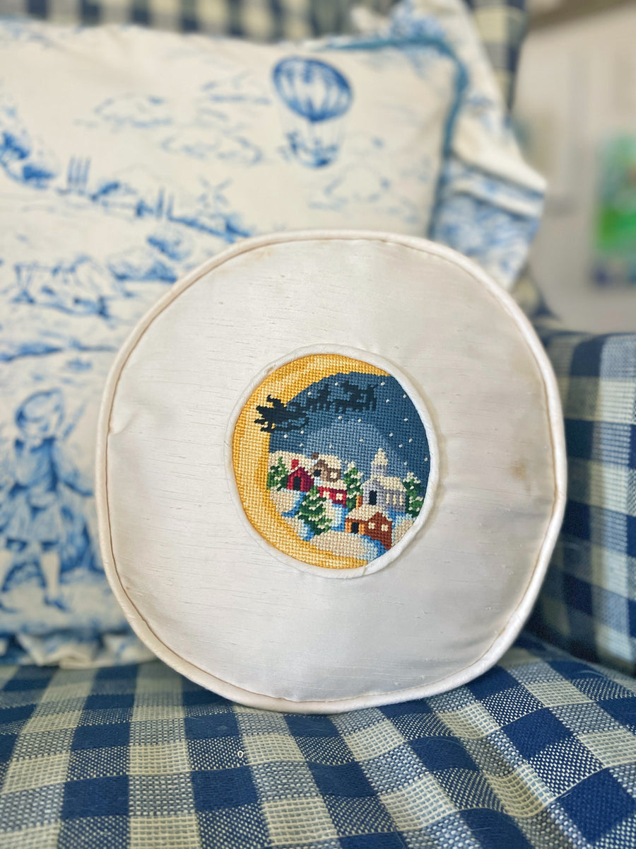 Custom Needlepoint Pillow – Grandmillennial Shop